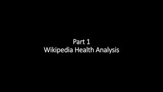 Wikipedia Health Landscape - Top Health Conditions | PPTX | Brain and ...