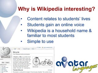 Wikipedia for Language Learning | PPT | Internet for Beginners | Internet