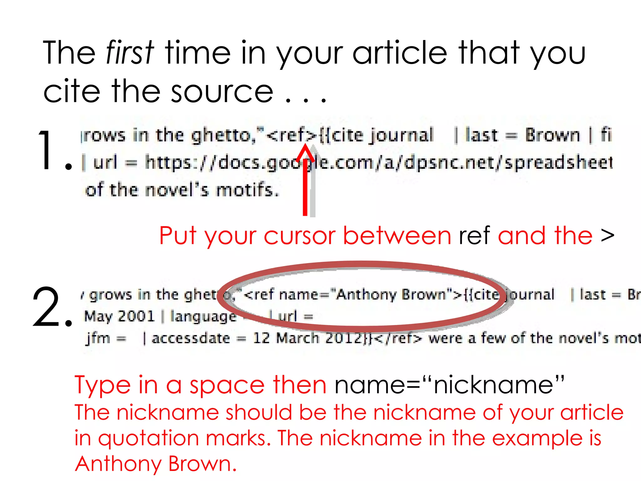 Wikipedia multiple quotes one source | PPT