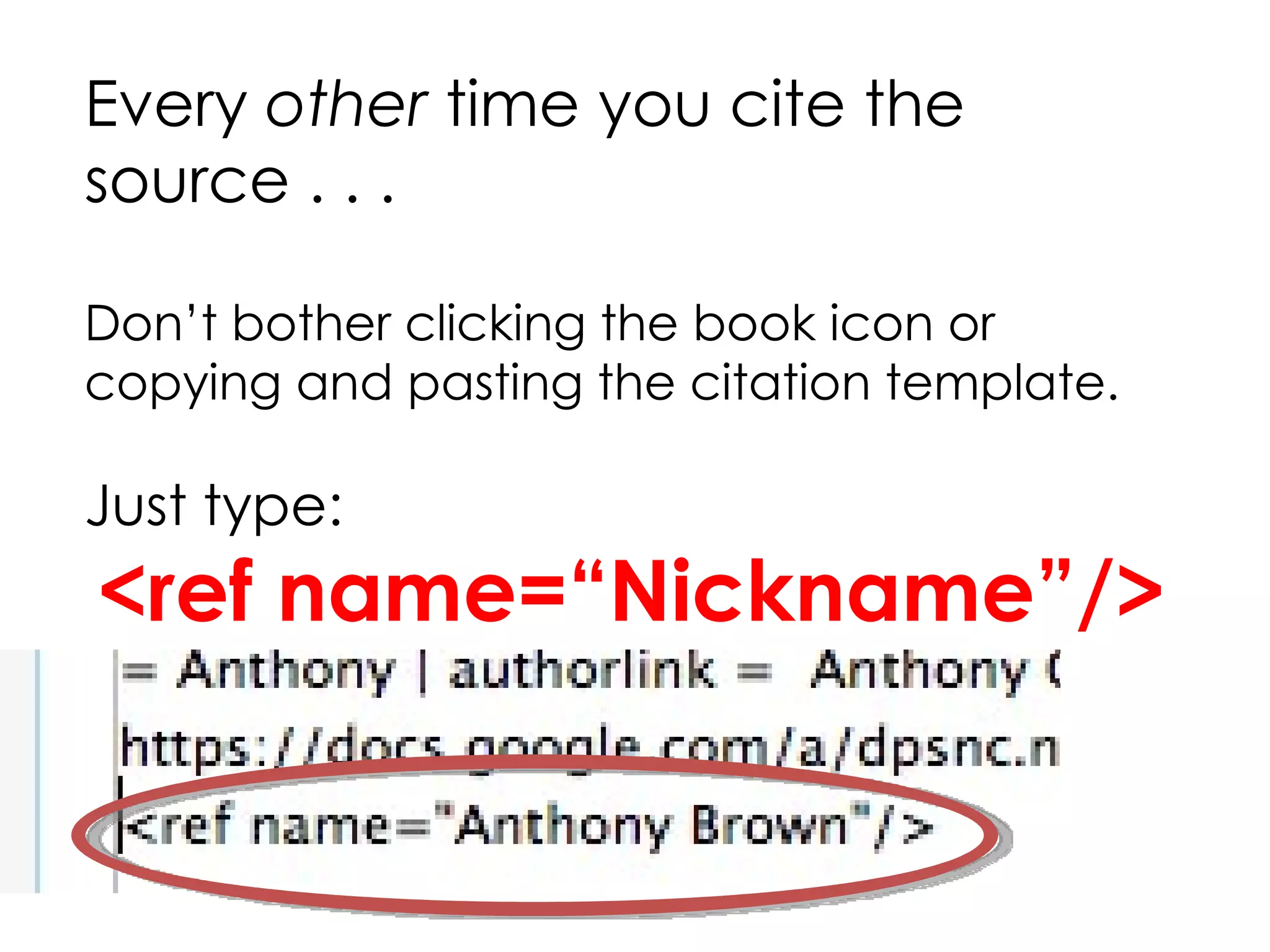 Wikipedia multiple quotes one source | PPT