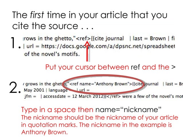 Wikipedia multiple quotes one source | PPT