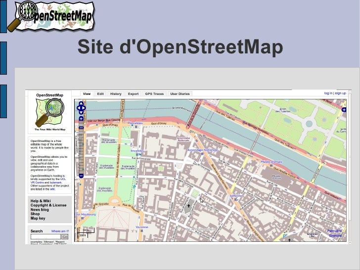 Presentation OpenStreetMap