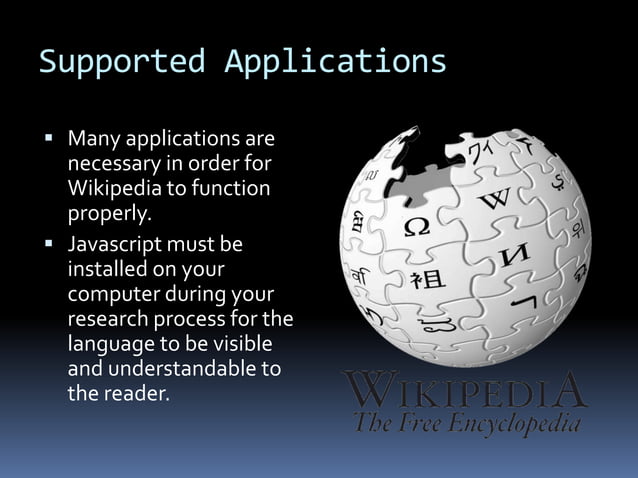 Wikipedia Powerpoint | PPT