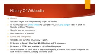 Wikipedia presentation | PPTX