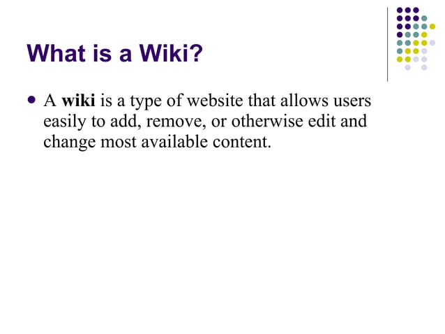 Wiki powerpoint | PPT