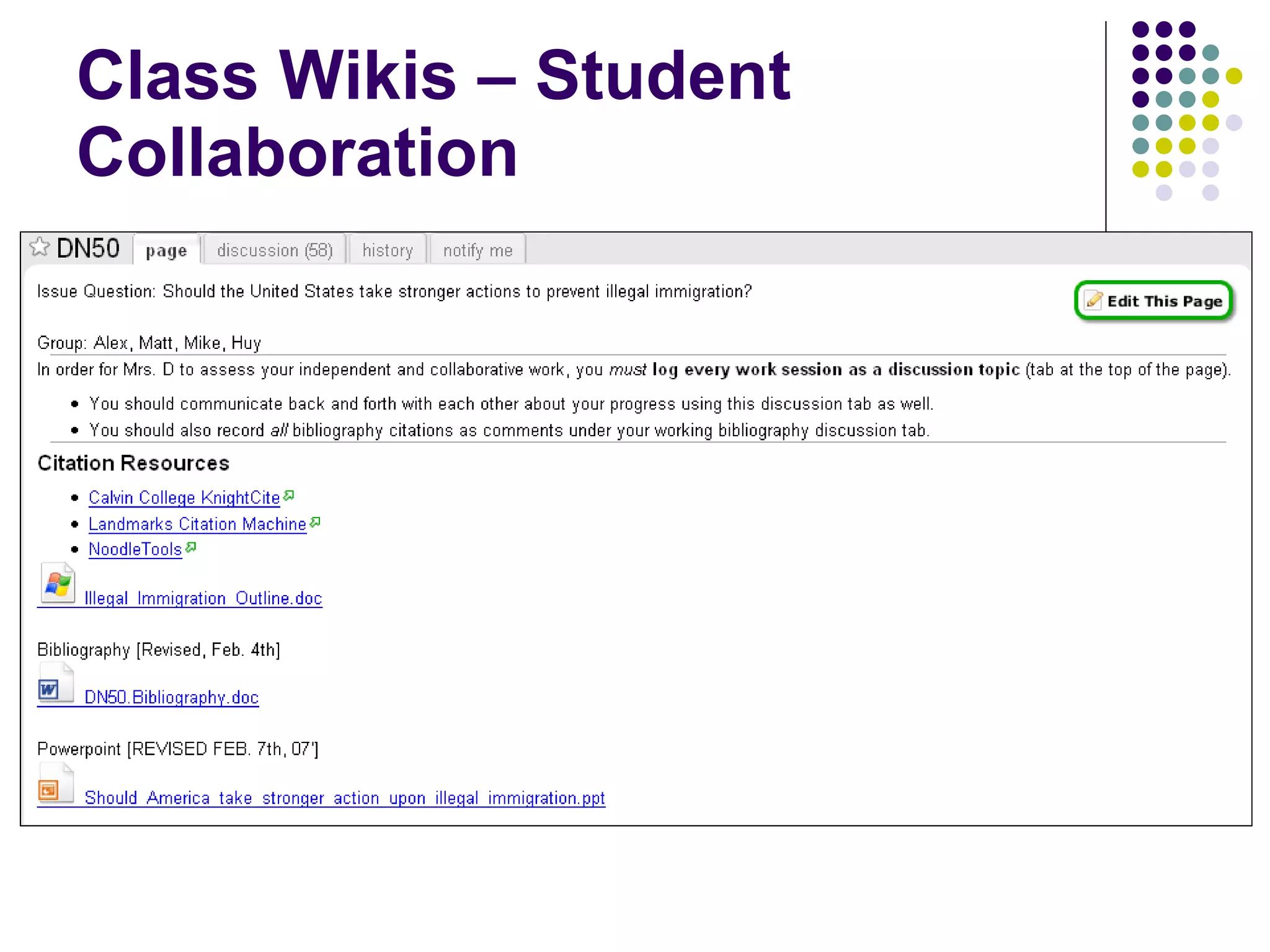 Wiki powerpoint | PPT