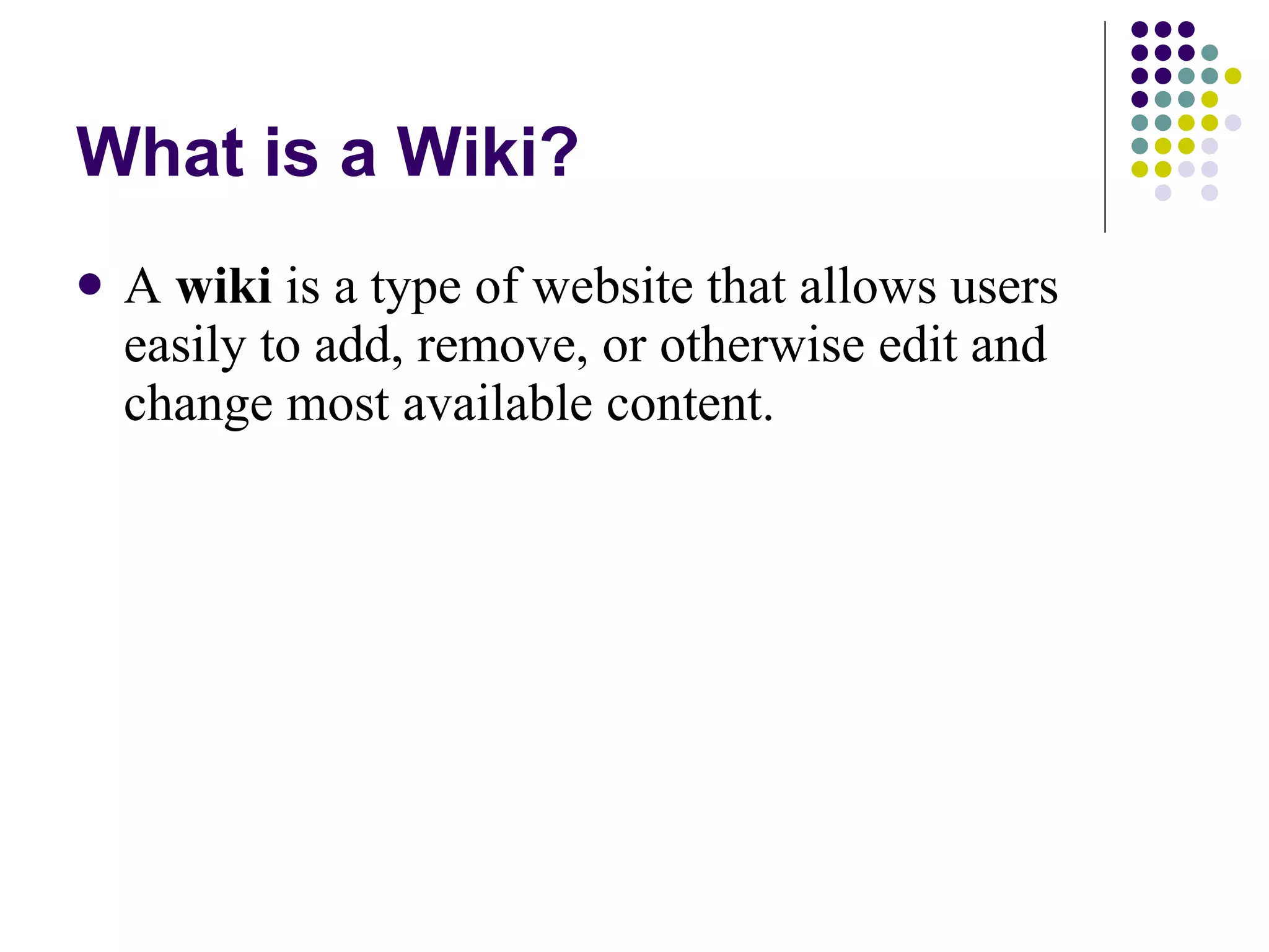 Wiki powerpoint | PPT