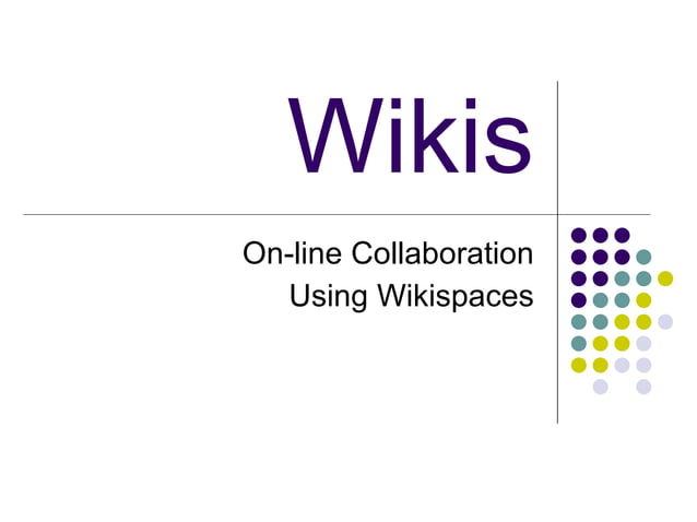 Wiki powerpoint | PPT