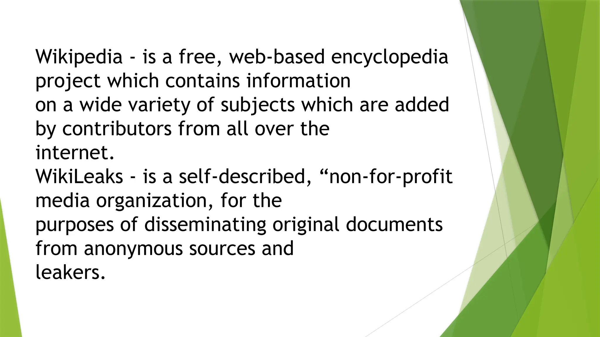 TYPES OF WIKI AND BLOGS LESSON 1 ICT GRADE 6 | PPTX