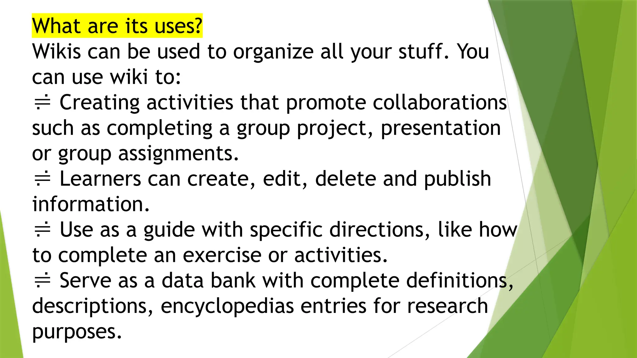 TYPES OF WIKI AND BLOGS LESSON 1 ICT GRADE 6 | PPTX