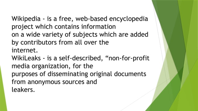 TYPES OF WIKI AND BLOGS LESSON 1 ICT GRADE 6 | PPTX