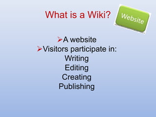 Wiki presentation | PPTX | Technology & Computing