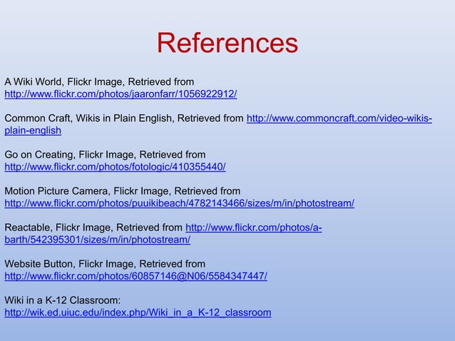 Wiki presentation | PPT