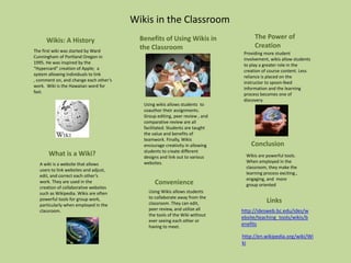 Wiki project | PPT