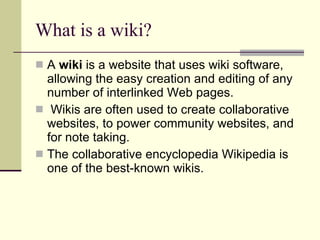 Wikis | PPT