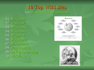 Wikis | PPT | Internet for Beginners | Internet