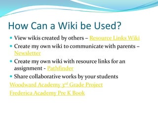 Wikis | PPTX | Internet for Beginners | Internet