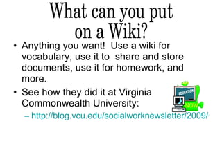 Wikis | PPT | Web Development | Internet