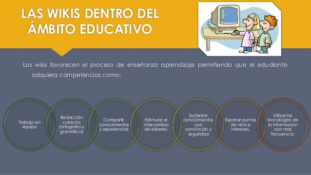 APLICABILIDAD DE TRABAJOS CON LOS WIKIS EN EL ÁMBITO EDUCATIVO Y EN EL ...