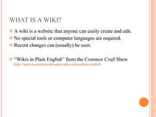 Wikis And Your Business | PPT