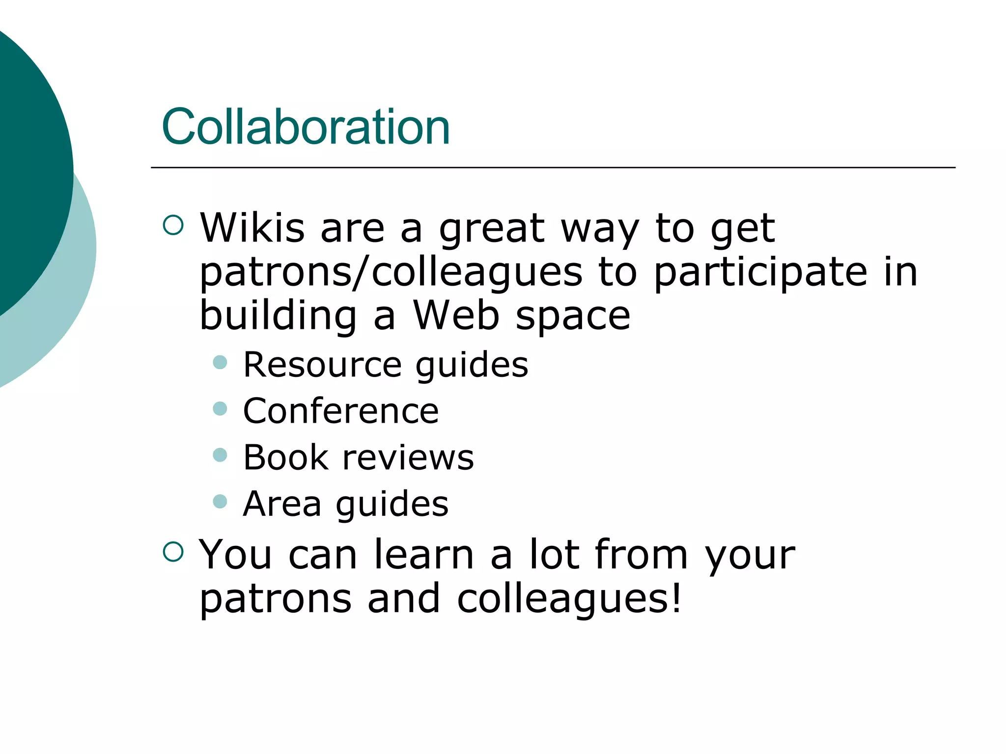 Wikis: Basics, Tools and Strategies | PPT | Internet for Beginners | Internet