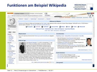 Wikis grundlage und funktion bsp media wiki | PPT
