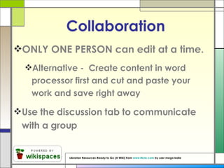 Wikis In The Classroom | PPT
