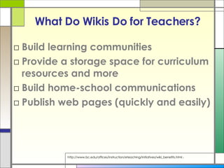 Wikis In The Classroom | PPT