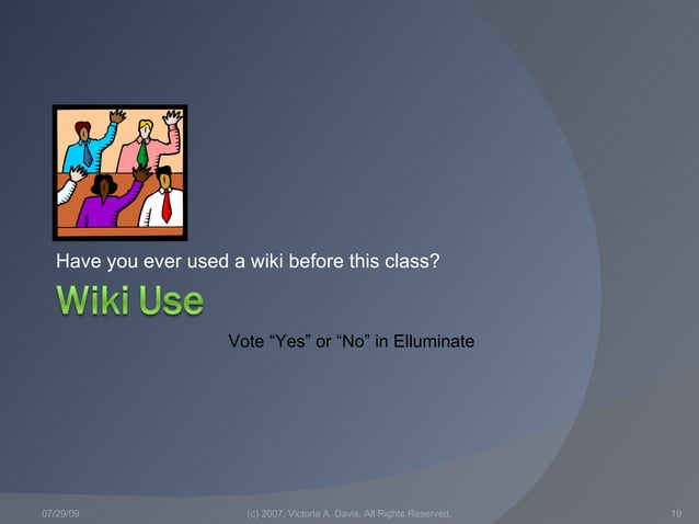 Wikis in the Classroom | PPT