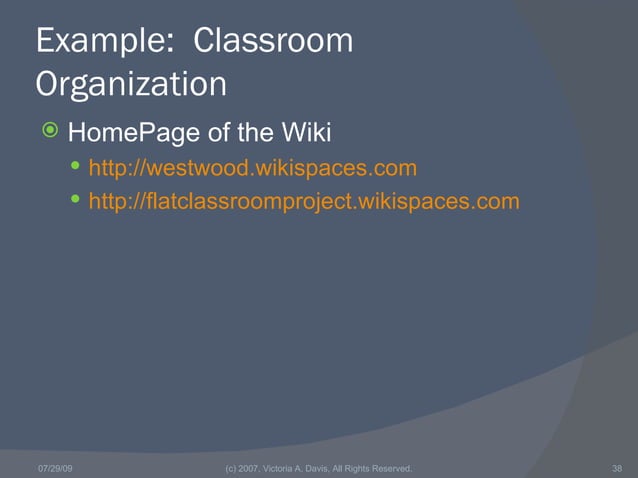 Wikis in the Classroom | PPT