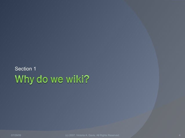 Wikis in the Classroom | PPT