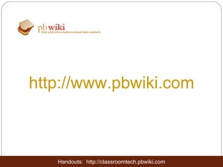 Wikis In The Classroom | PPT