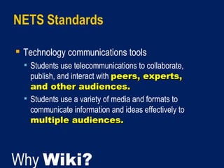 Wikis in the Classroom | PPT
