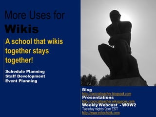 Wikis in the Classroom | PPT
