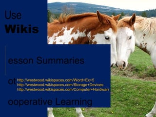 Wikis in the Classroom | PPT
