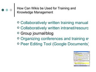 Wikis In The Workplace | PPT