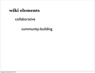 Wikis for Collaborative Learning | PDF