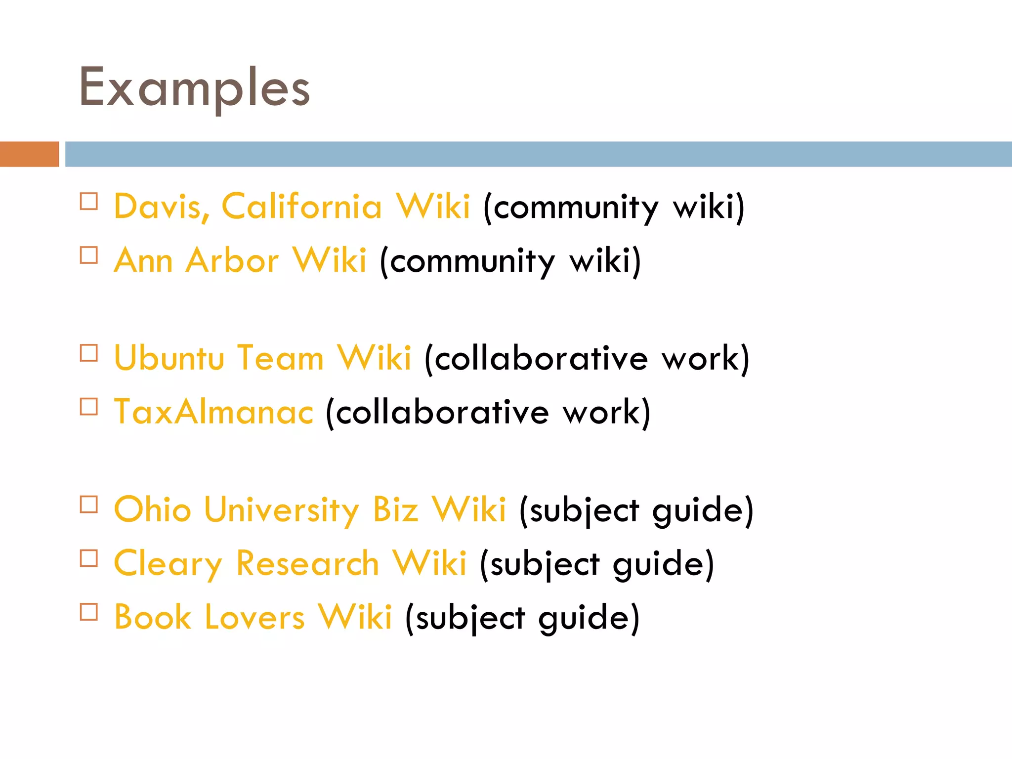 Wikis and blogs | PPT