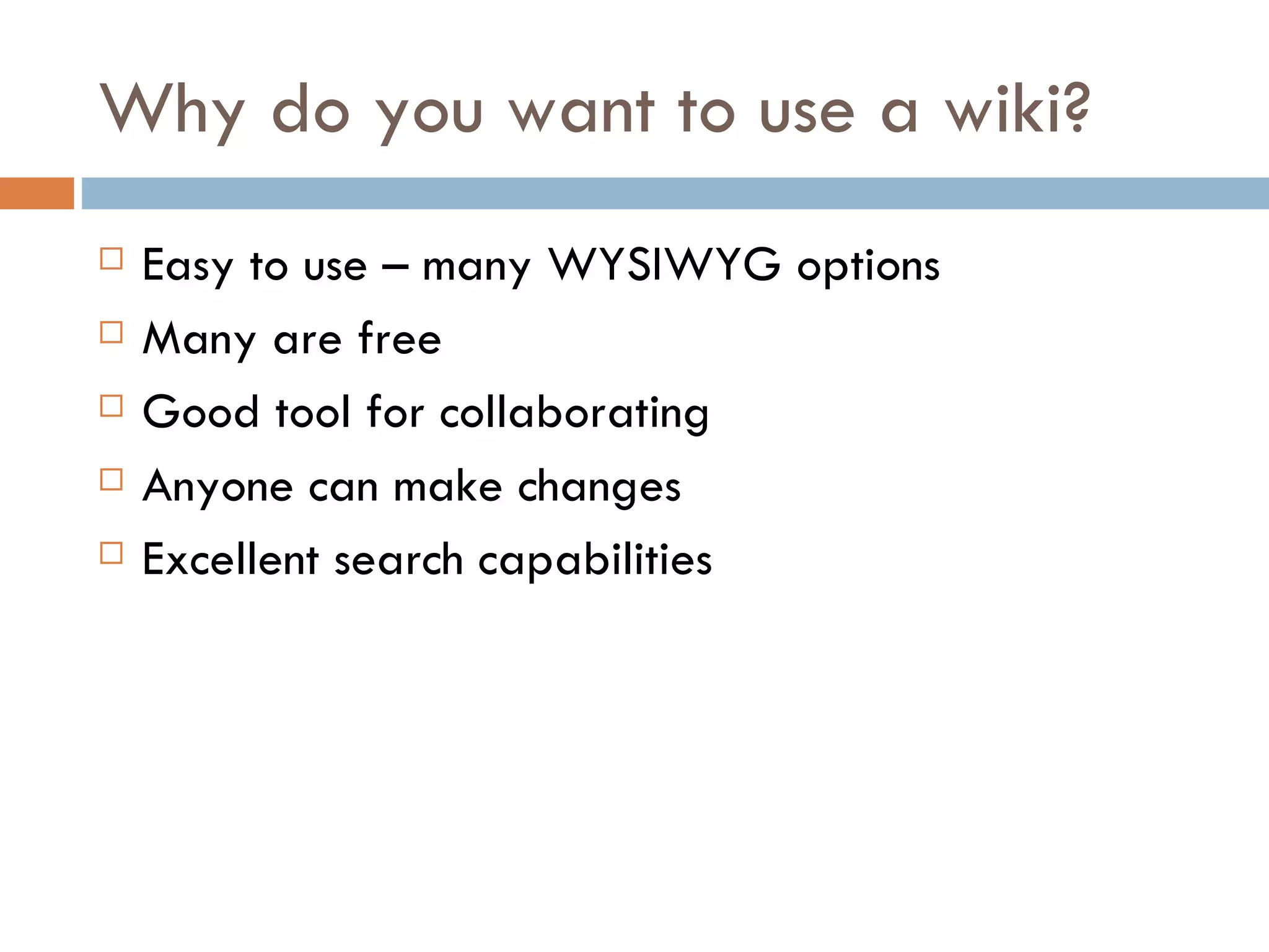Wikis and blogs | PPT