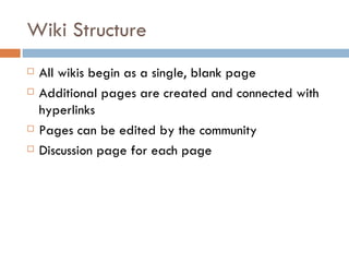 Wikis and blogs | PPT