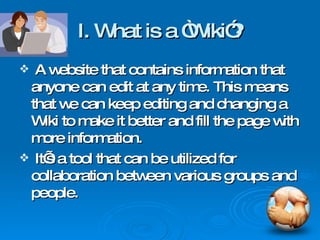 Wikis And The Classroom | PPT