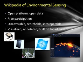 Towards the Wikipedia of World Wide Sensors | PPT