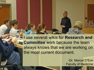 Wikis for University Faculty | PPT