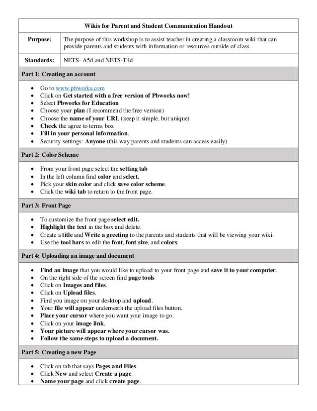 Communication Skills Hand Out