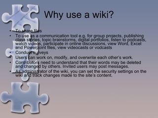 Wikis Instructions | PPT