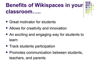 Wikispaces | PPT | Web Development | Internet