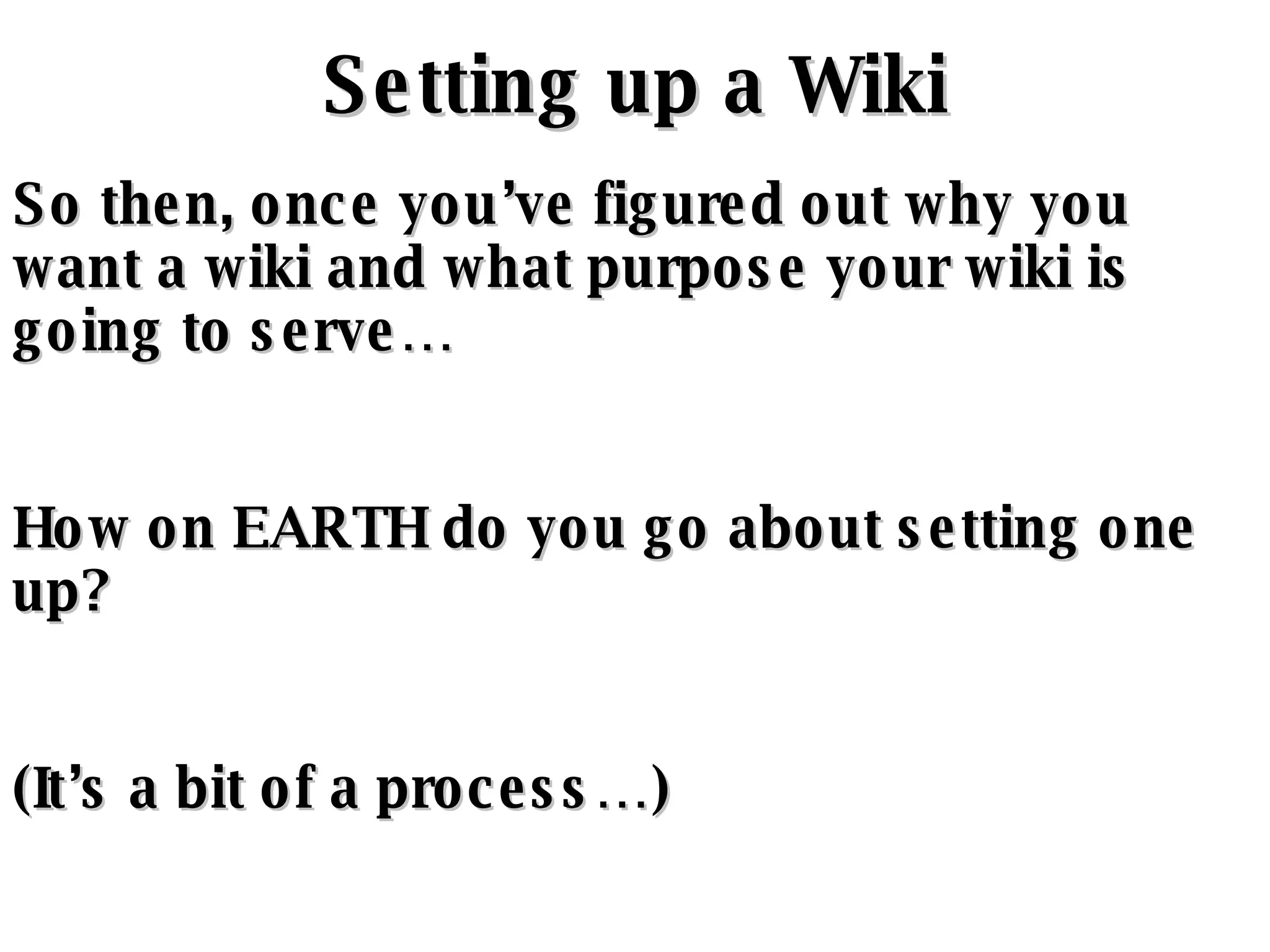 Wikispaces in the Classroom | PPS