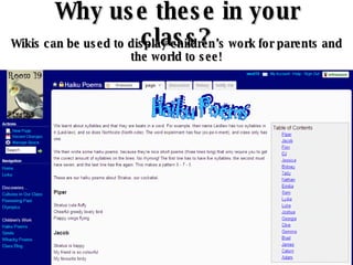 Wikispaces in the Classroom | PPS