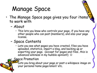 Wikispaces A Tutorial | PPT