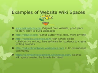 Wiki spaces.powerpoint6.2012